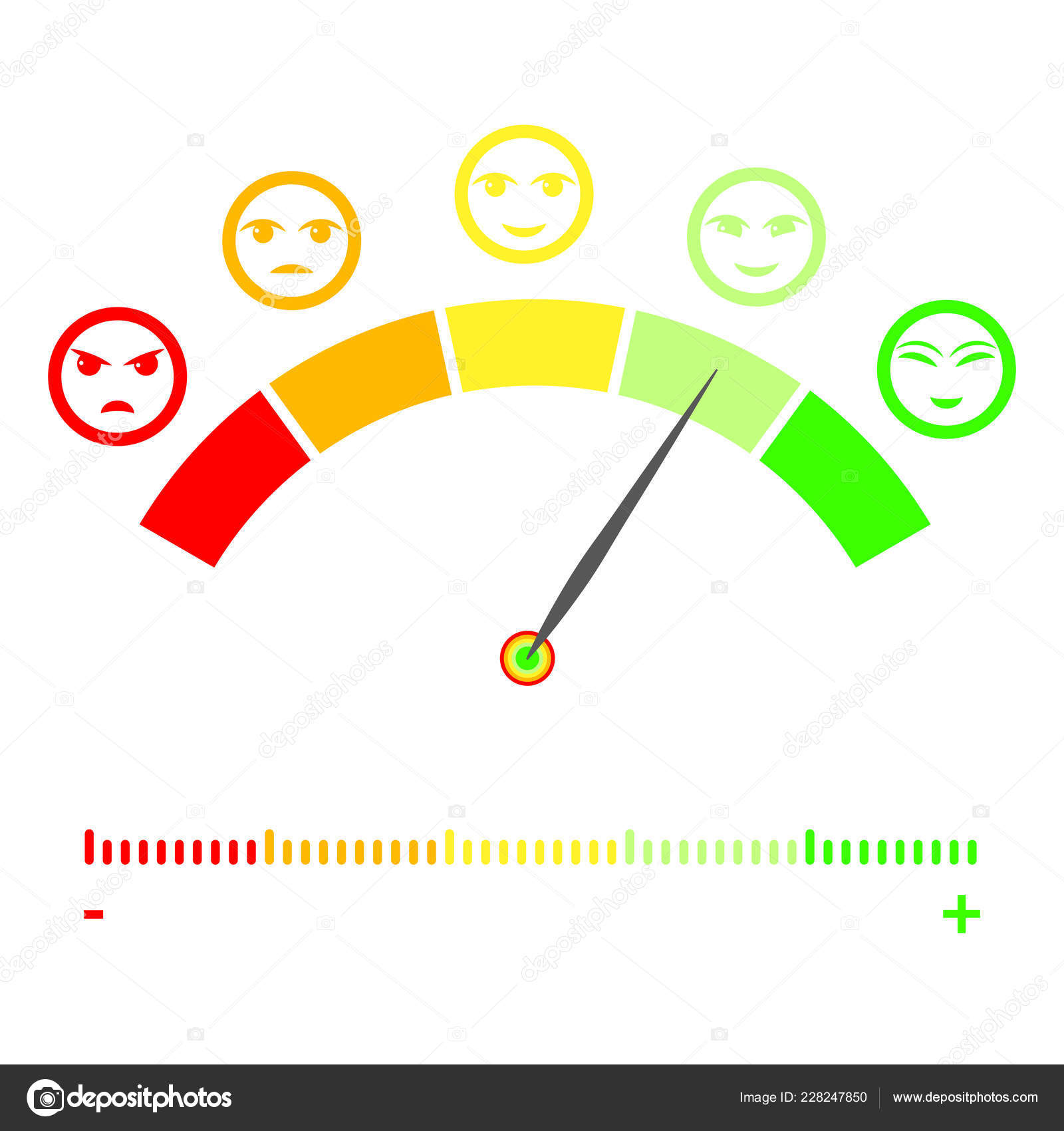Five Color Faces Feedback/Mood. Set five faces scale - smile neutral ... Five Color Faces Feedback/Mood. Set five faces scale - smile neutral ...
