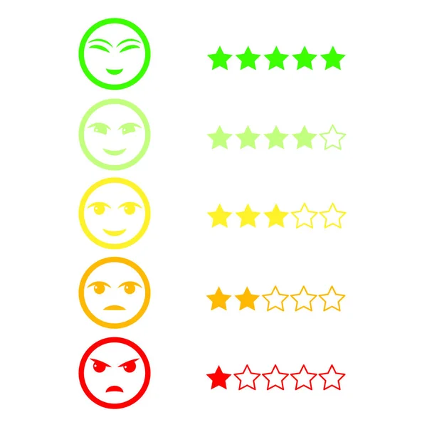 Five Color Faces Feedback/Mood. Set five faces scale - smile neutral ... Five Color Faces Feedback/Mood. Set five faces scale - smile neutral ...