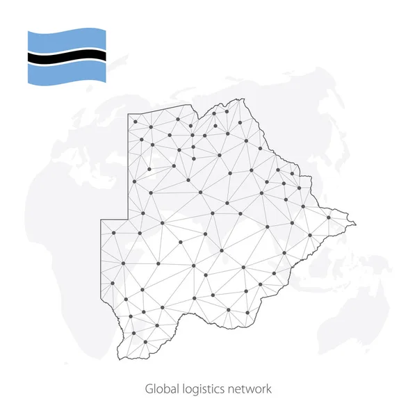 Distribution network map Vector Images | Depositphotos