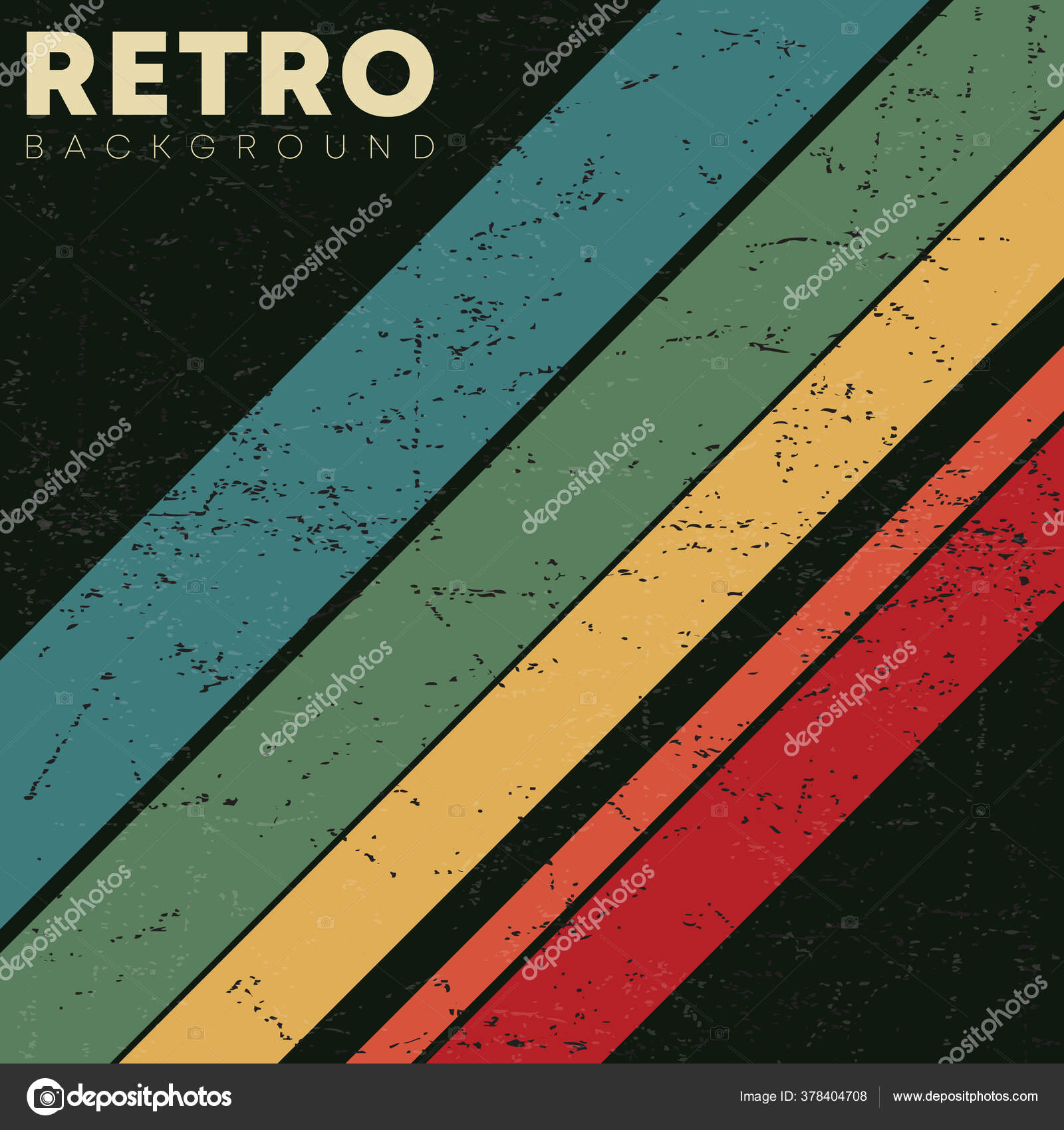 Linear Background Retro Grunge Texture Vintage Colored Stripes Vector ...