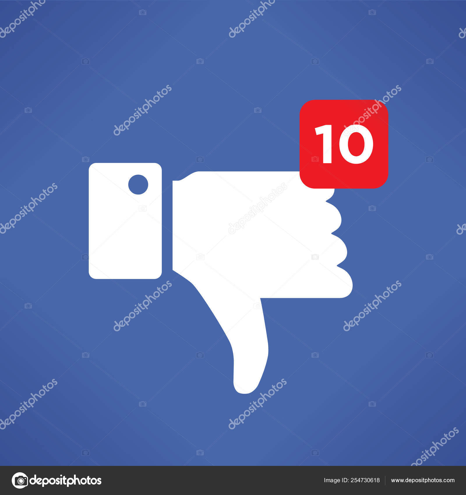 Facebook Dislike Icon