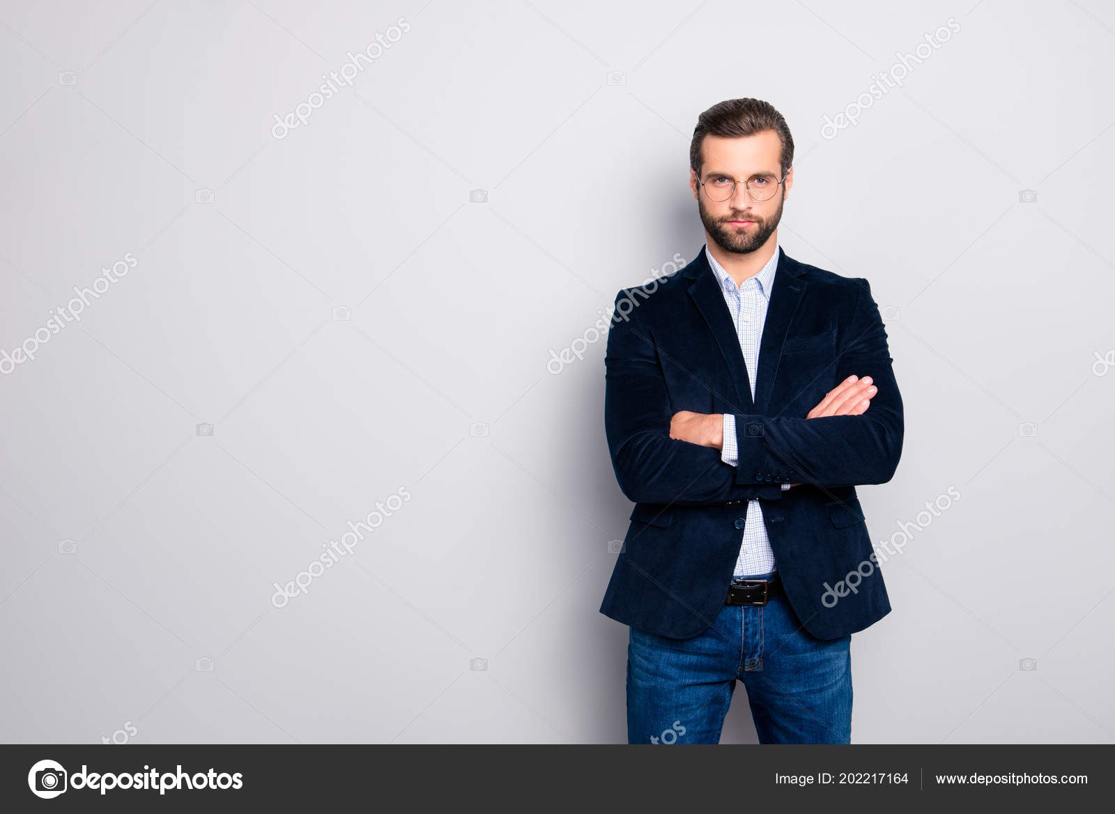 Intelligent Looking Man