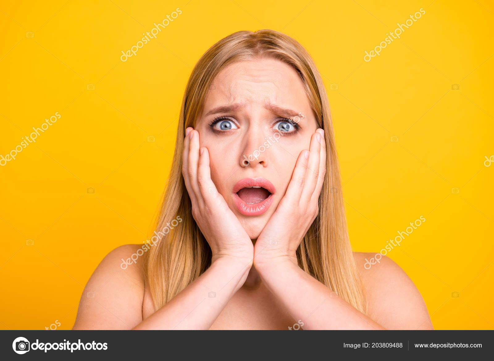 Surprised Scared Girl