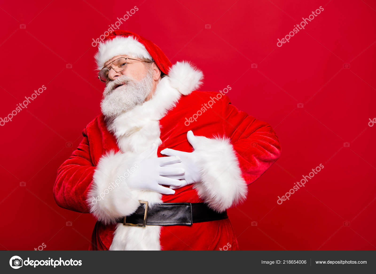 Need Retire Tired Unhappy Nervous Stylish Aged Saint Nicholas ...