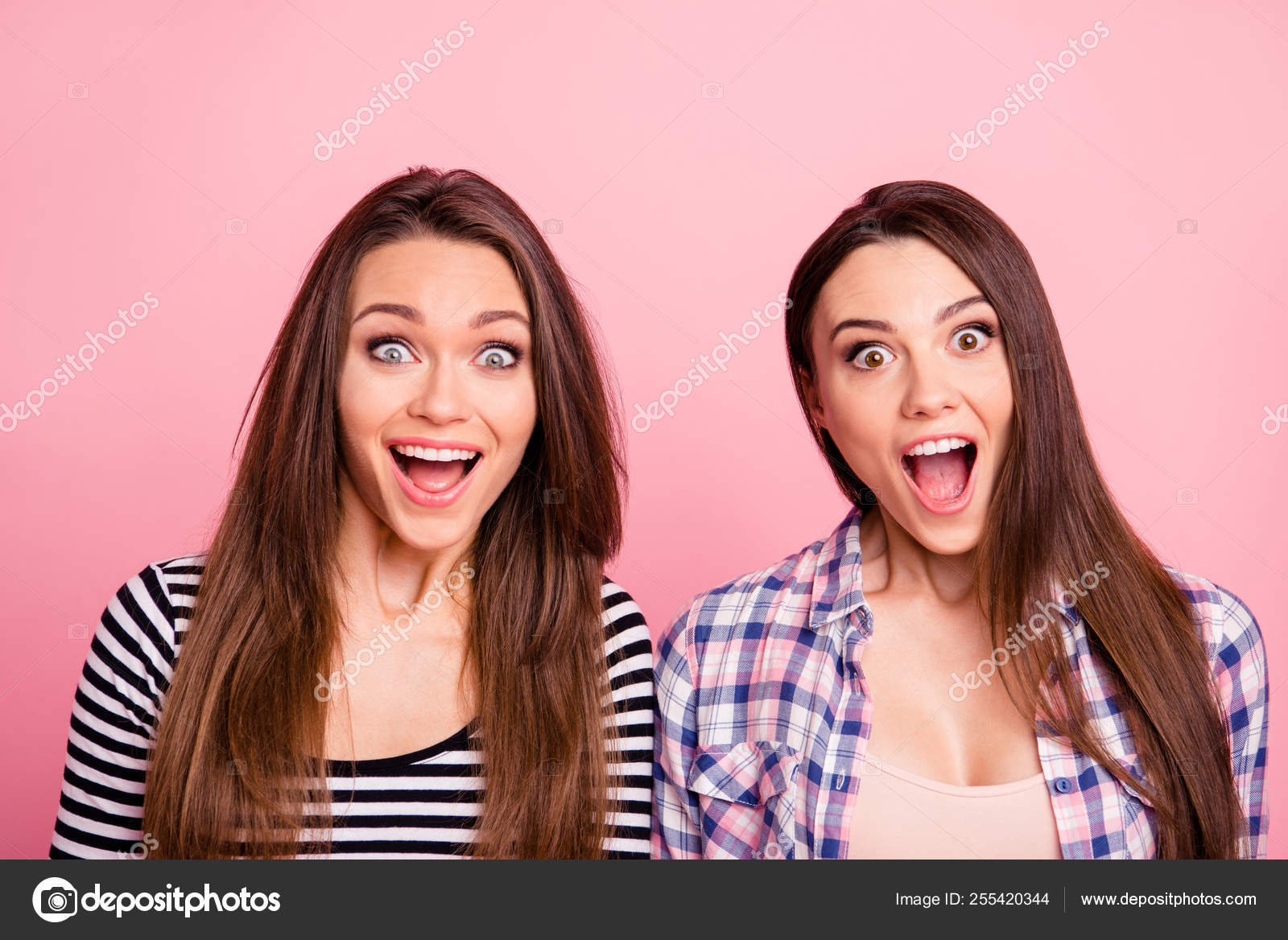 Close-up portrait of nice-looking attractive lovely fascinating winsome ...