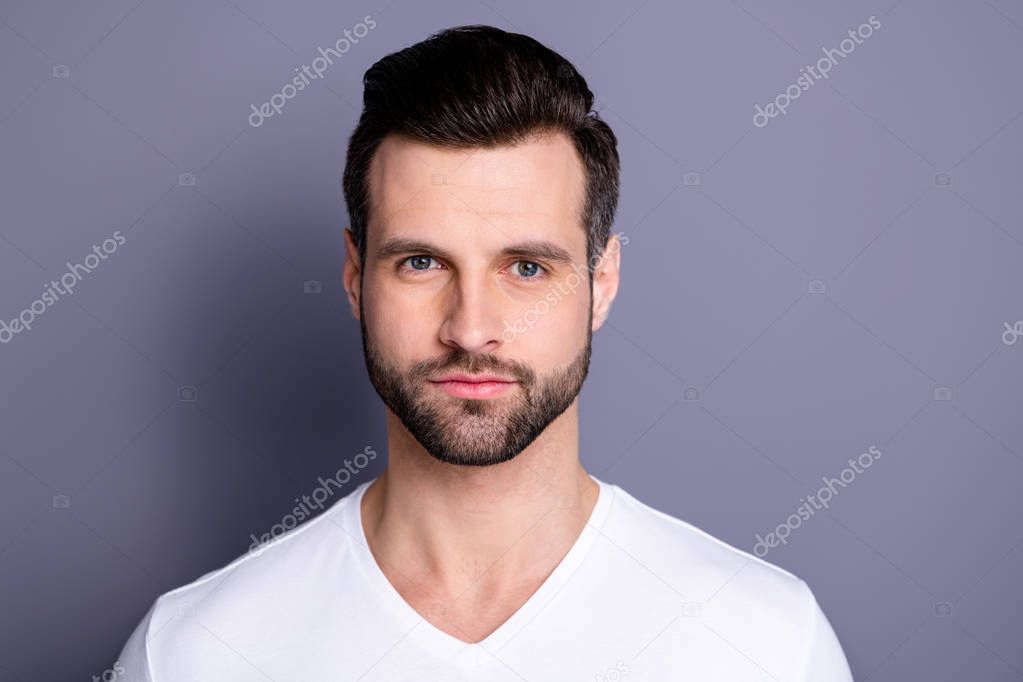 De cerca la foto increíble él su macho perfecta apariencia ideal cerda ...