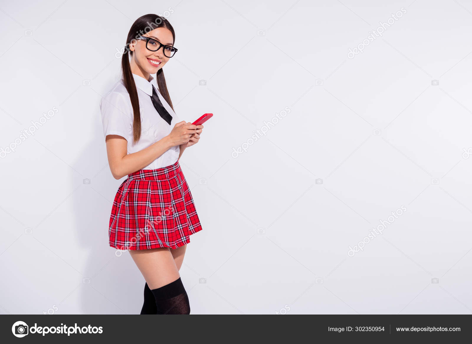 Close up side profile photo beautiful she her funny lady chinese ...