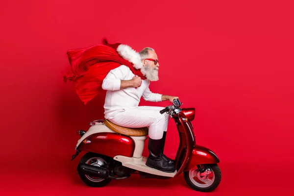 Santa on motorcycle Stock Photos, Royalty Free Santa on motorcycle ...