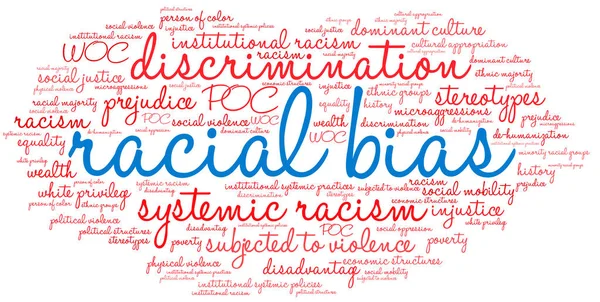 Racial Bias Word Cloud Stock Vector by ©arloo 265470570