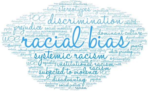 Racial Bias Word Cloud Stock Vector by ©arloo 265470570