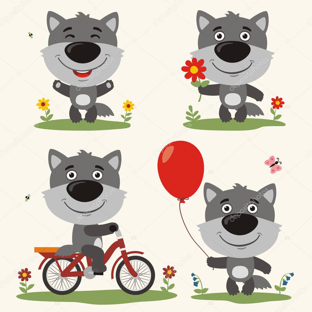 Disegni Di Lupi Colorati Dei Cartoni Animati