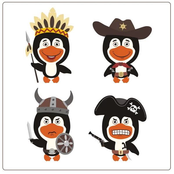 48 Penguin cowboy Vector Images, Penguin cowboy Illustrations ...