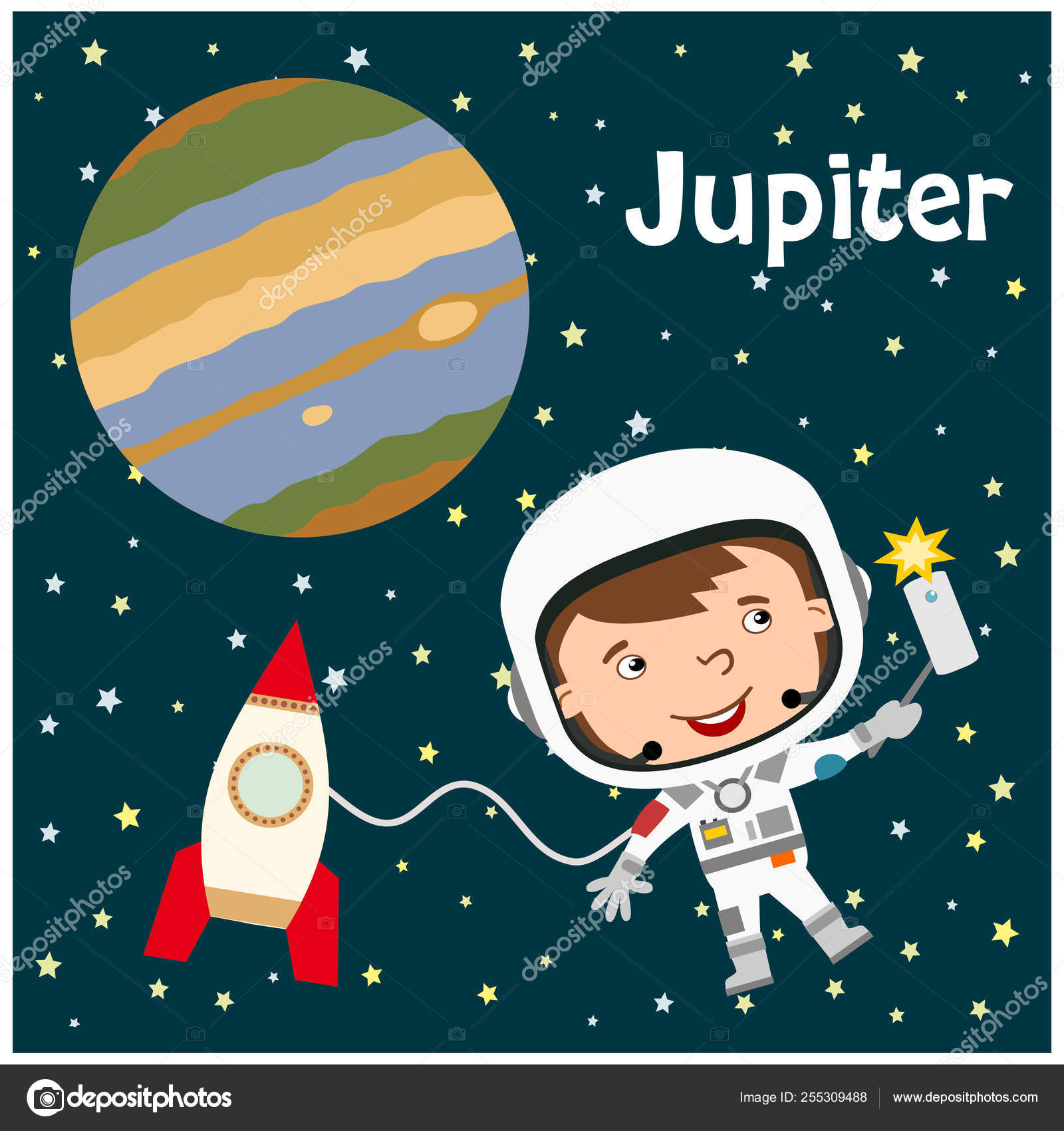 Jupiter Astronaut Comic