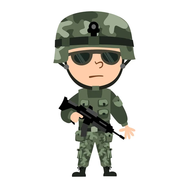 Funny Army Clipart