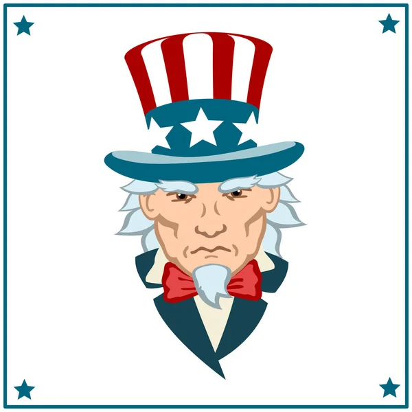 Uncle Sam Cartoon Angry