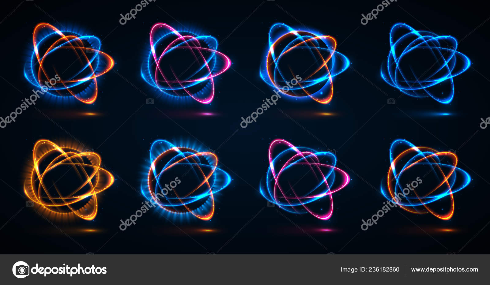 Circular lens flare. Stock Vector Image by ©Makalo86 #236182860