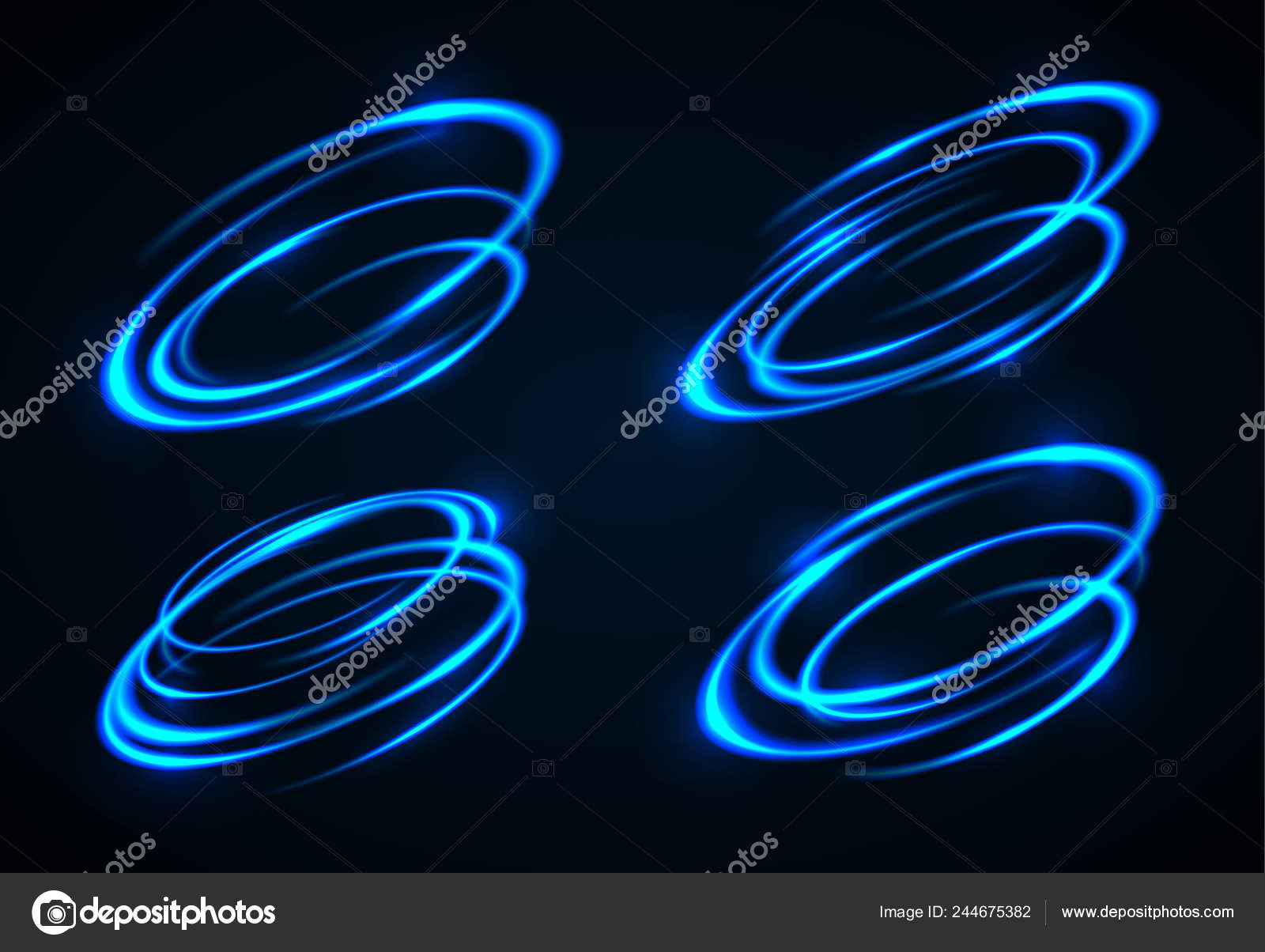Circular lens flare. Stock Vector Image by ©Makalo86 #244675382