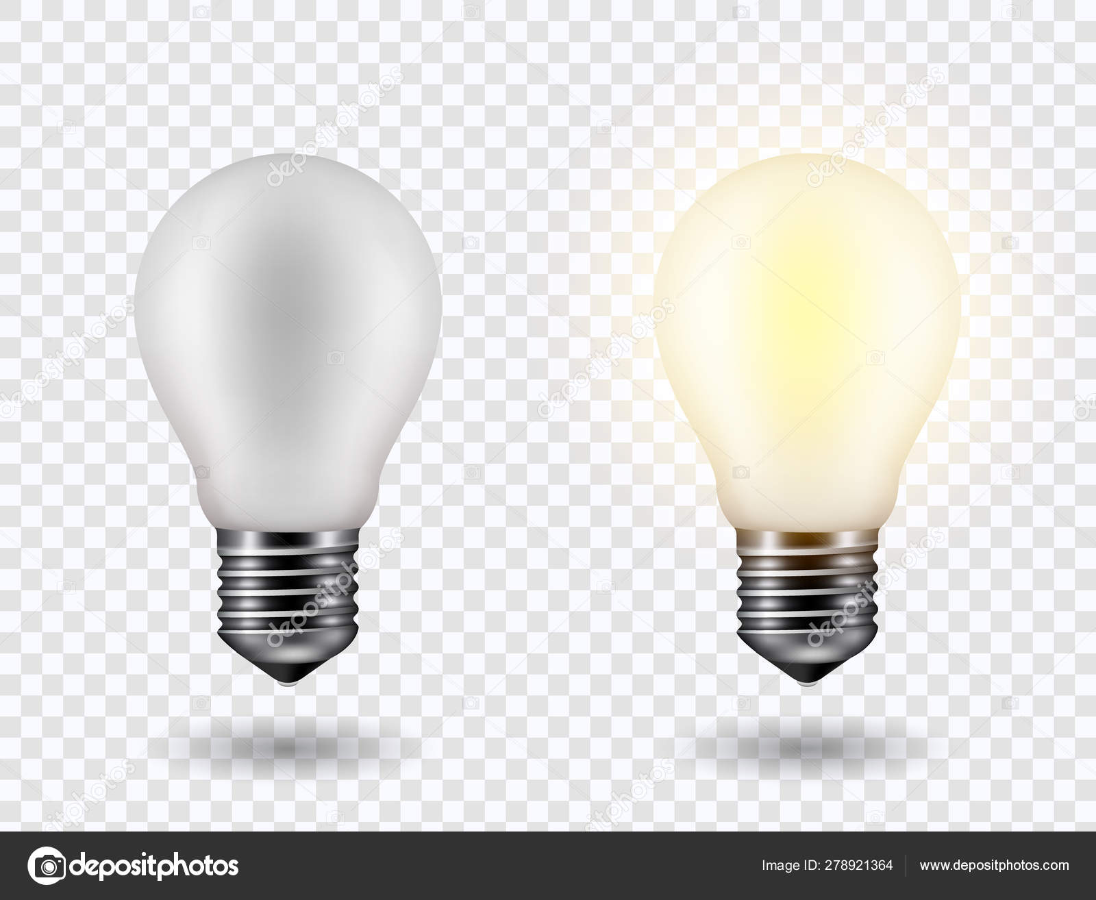 Light Bulb Vector Illustration Stock Vector By ©makalo86 278921364