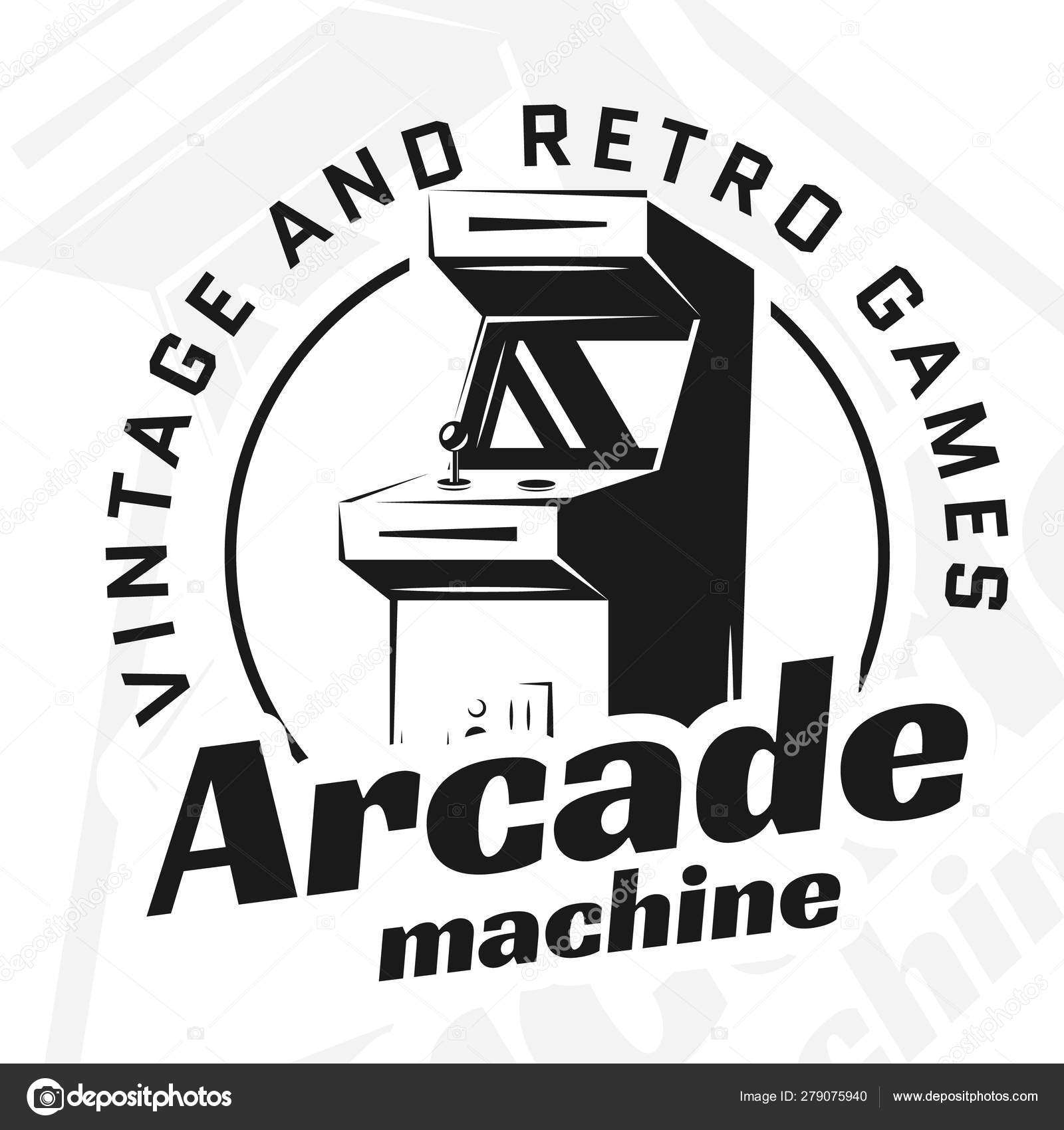 Classic Arcade Game Logos