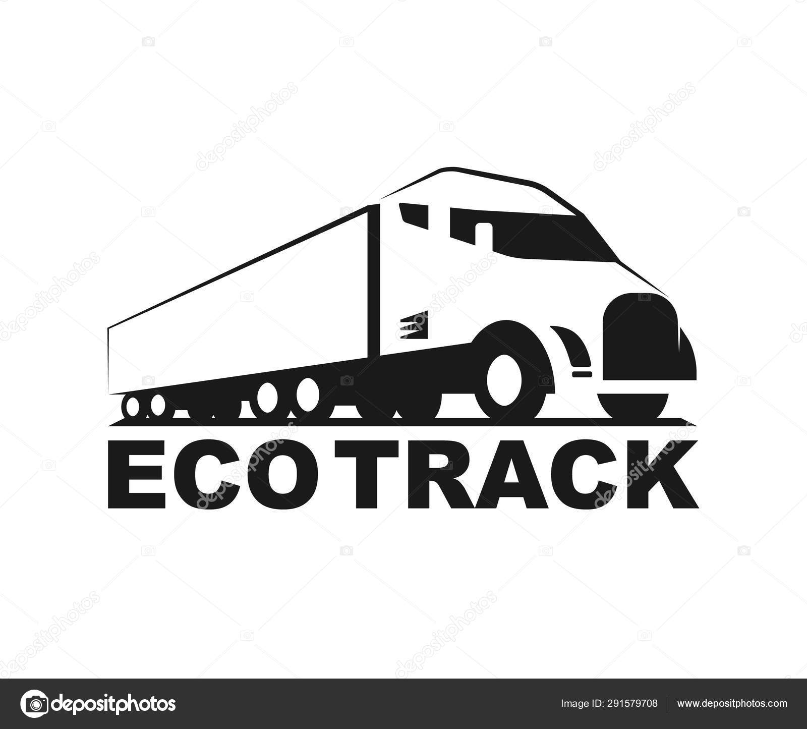 Vector eco truck logo. Stock Vector by ©Makalo86 291579708