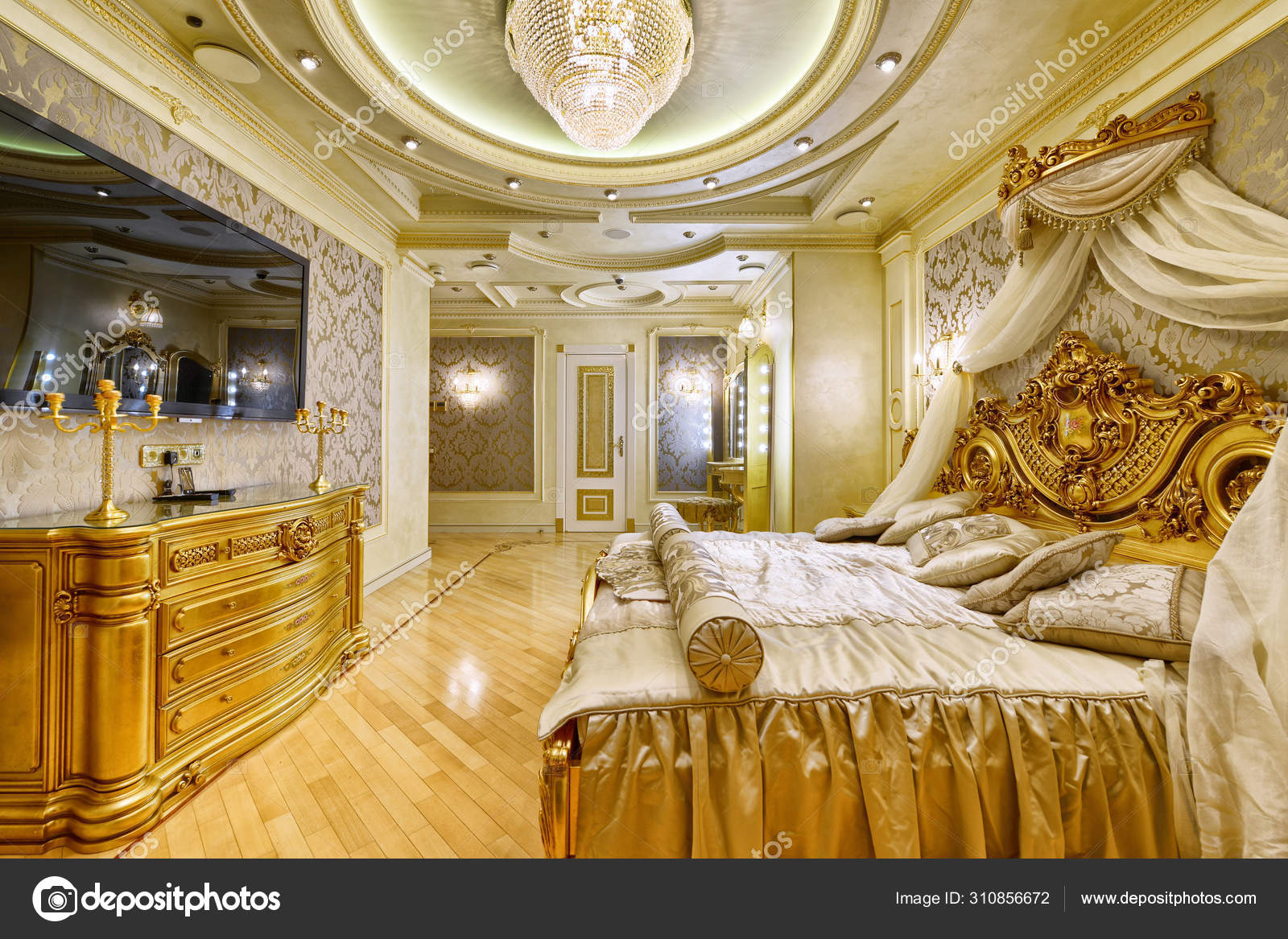 Dormitorio Interior De Casas Modernas