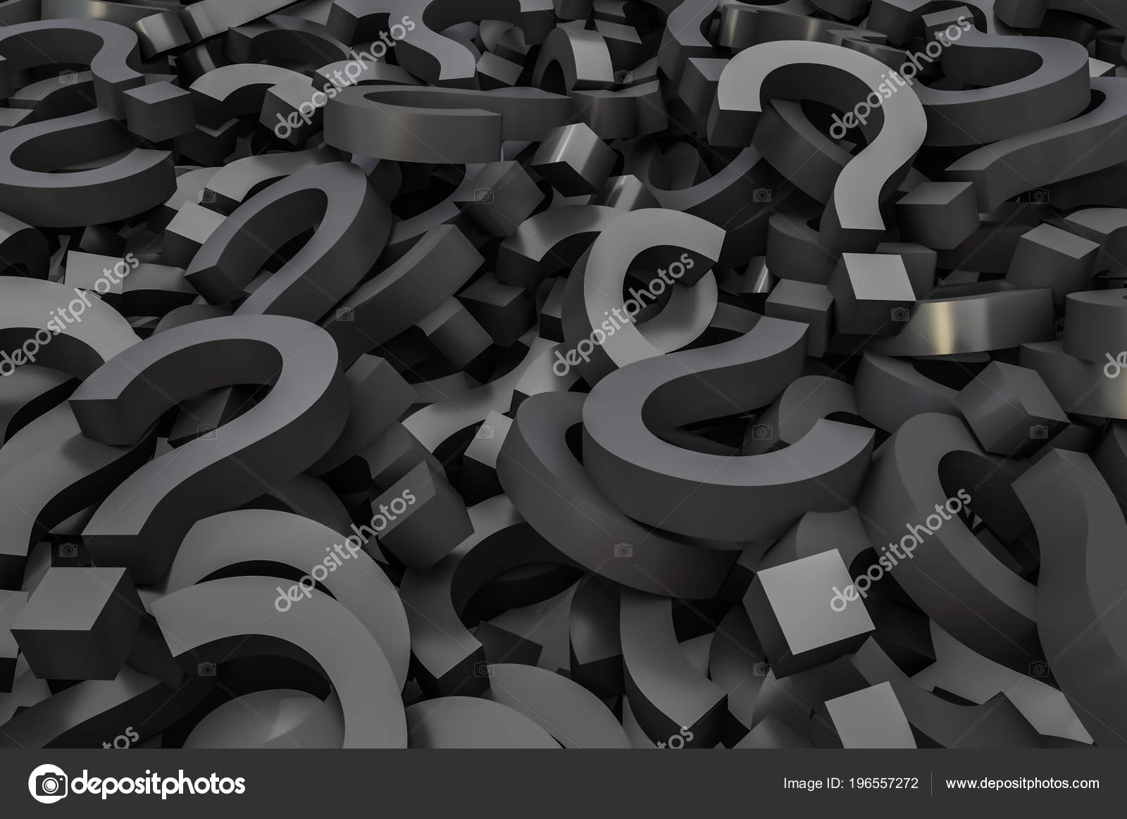 Black Question Marks Background