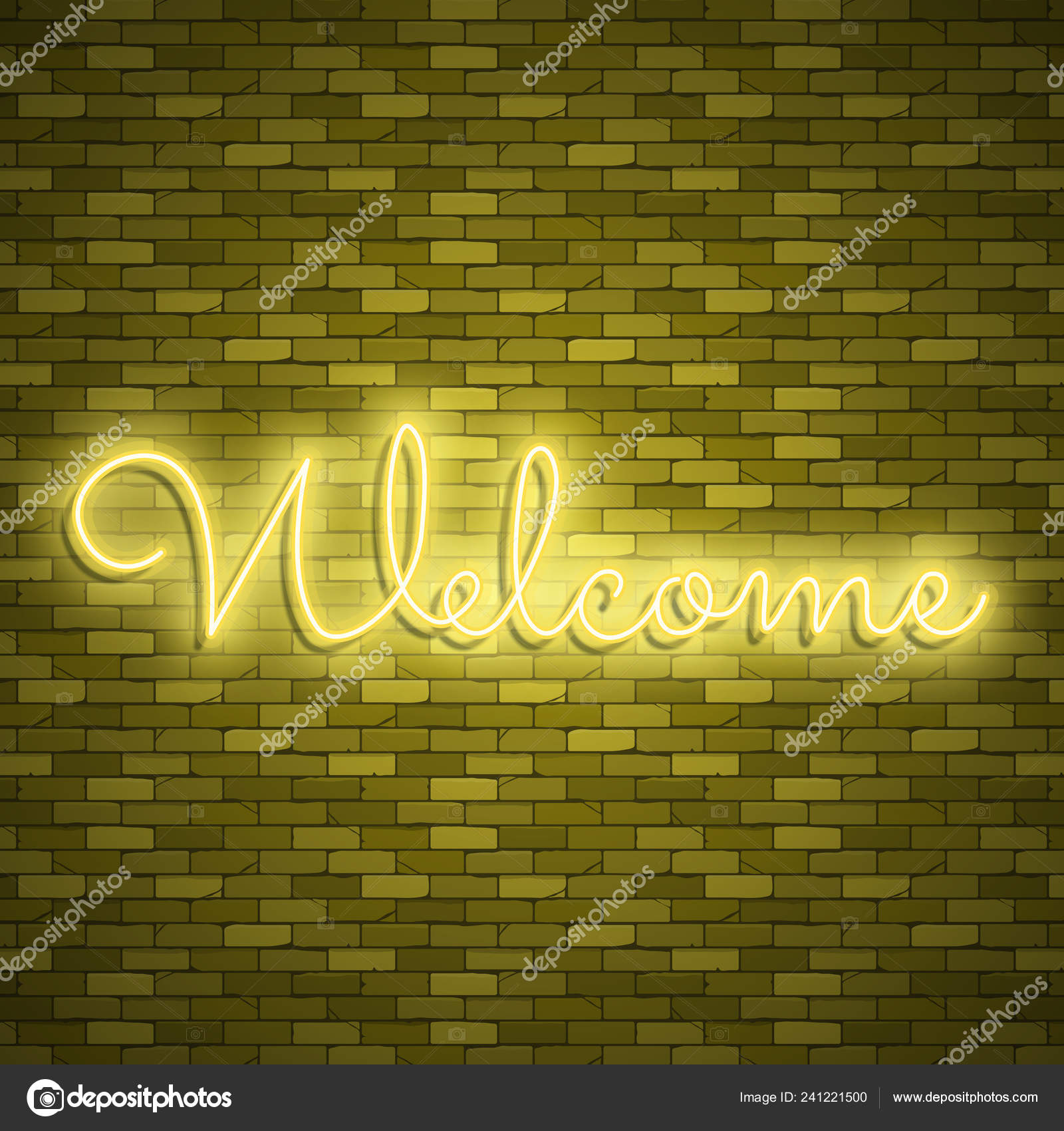 Neon light lettering, Stock vector. Color design Stock Vector Image by ...