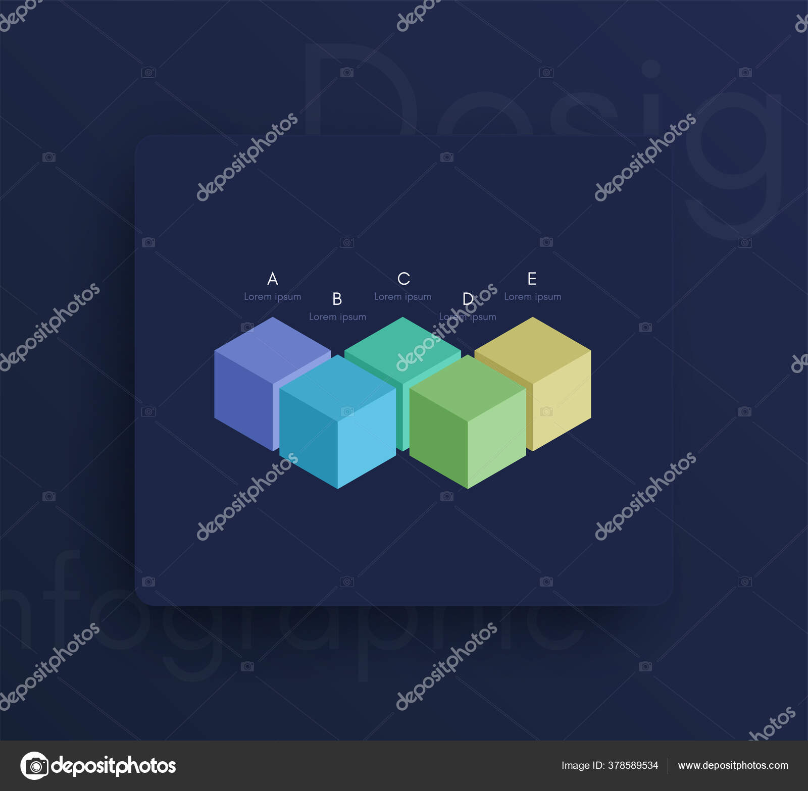 Vector Graphic Infographics Template Creating Web Applications Workflow ...