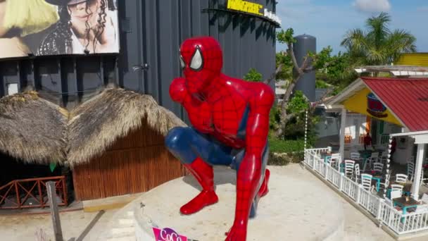 Spider Man Coco Bongo Punta Cana República Dominicana Centro — Vídeo de ...
