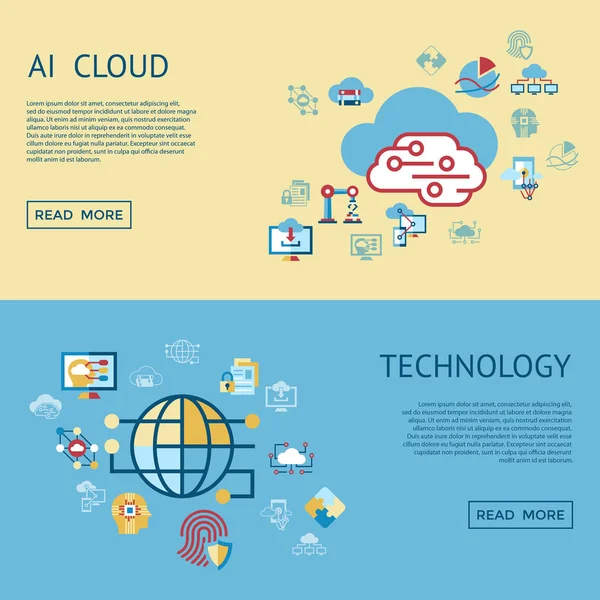 Digital Vector Artificial Intelligence Self Learning Icon Set Infographics Stock Vector by ...