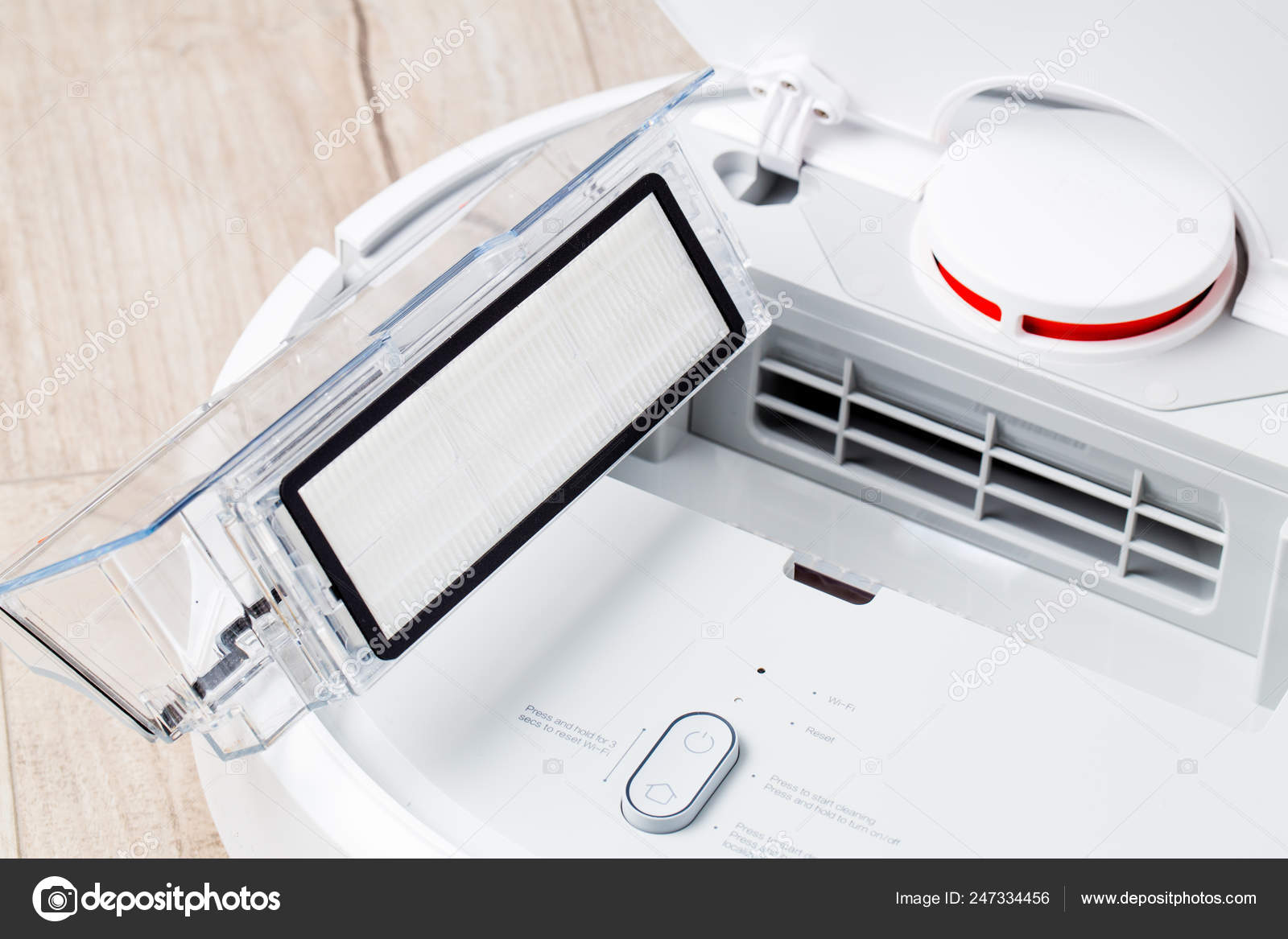 New Clean Dust Filter Smart Robot Vacuum Cleaner Hepa Filter Stock ...