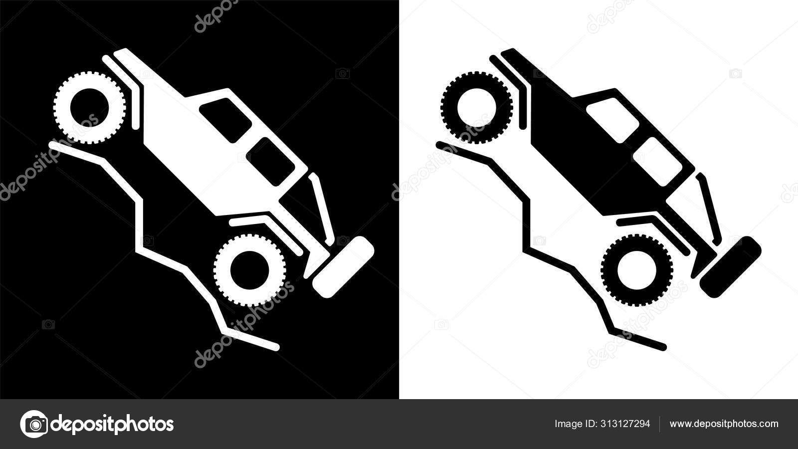 Road 4Wd Recreational Vehicle Logo Isolated Vector Illustration Stock ...