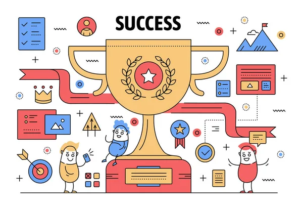 Success cartoon Stock Photos, Royalty Free Success cartoon Images ...