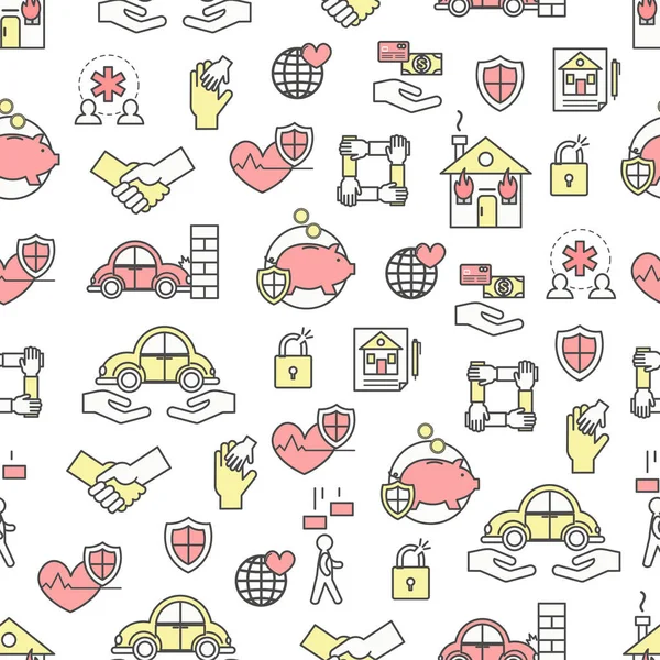 Insurance background Vector Images | Depositphotos