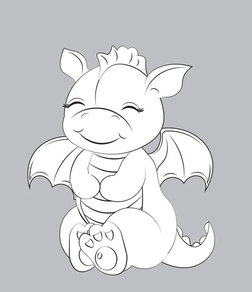 Colorir dragao Vector Art Stock Images | Depositphotos