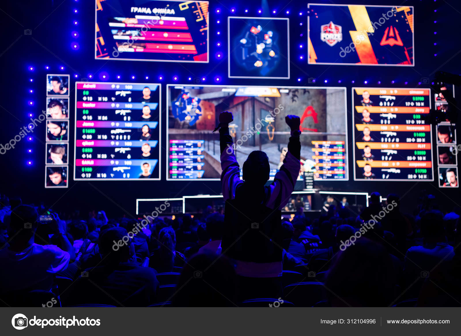 MOSCOW, RUSSIA - 14th SEPTEMBER 2019: esports Counter-Strike: Global ...