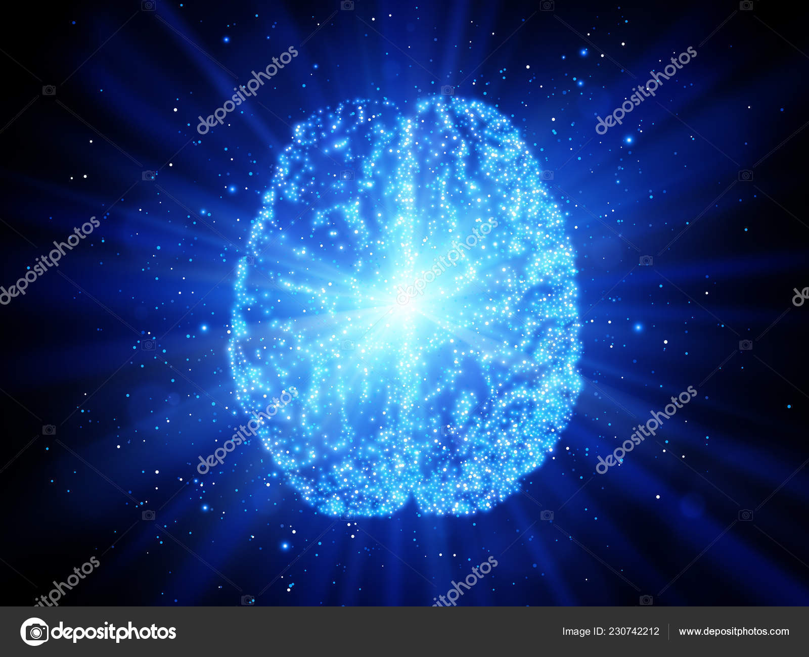 Human Brain Abstract Technology Background Vector Illustration Eps10 ...