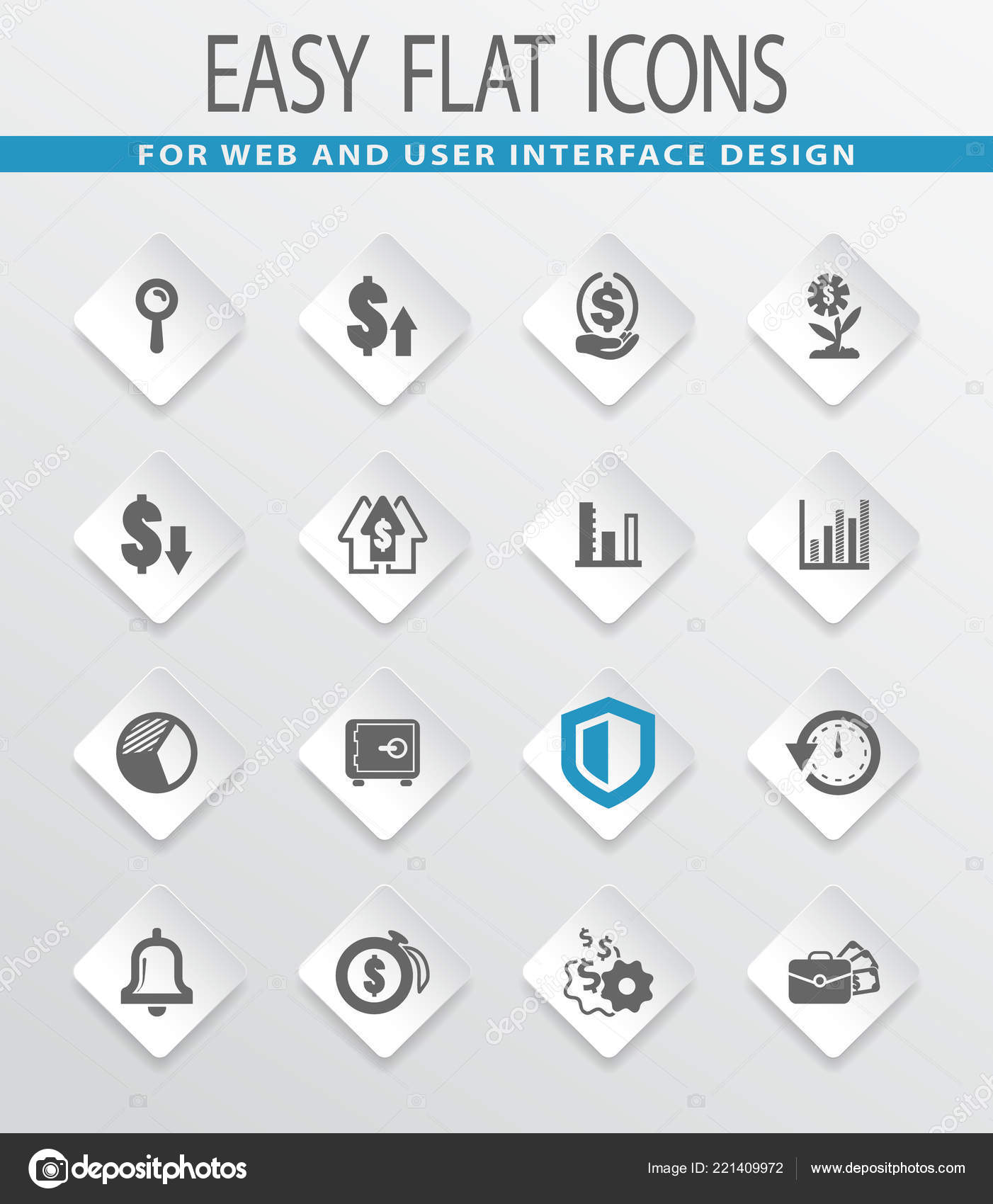 Business Vector Icons User Interface Design Stock Vector by ©Lisess ...