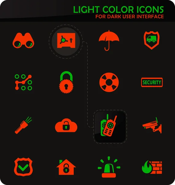 Security black icons Stock Vector Image by ©Ekler #87629298