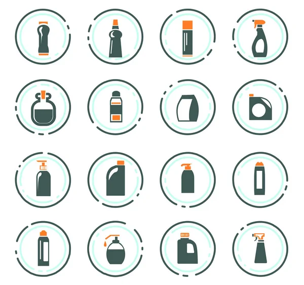 Household chemicals icons set Stock Vector by ©Lisess 141128462