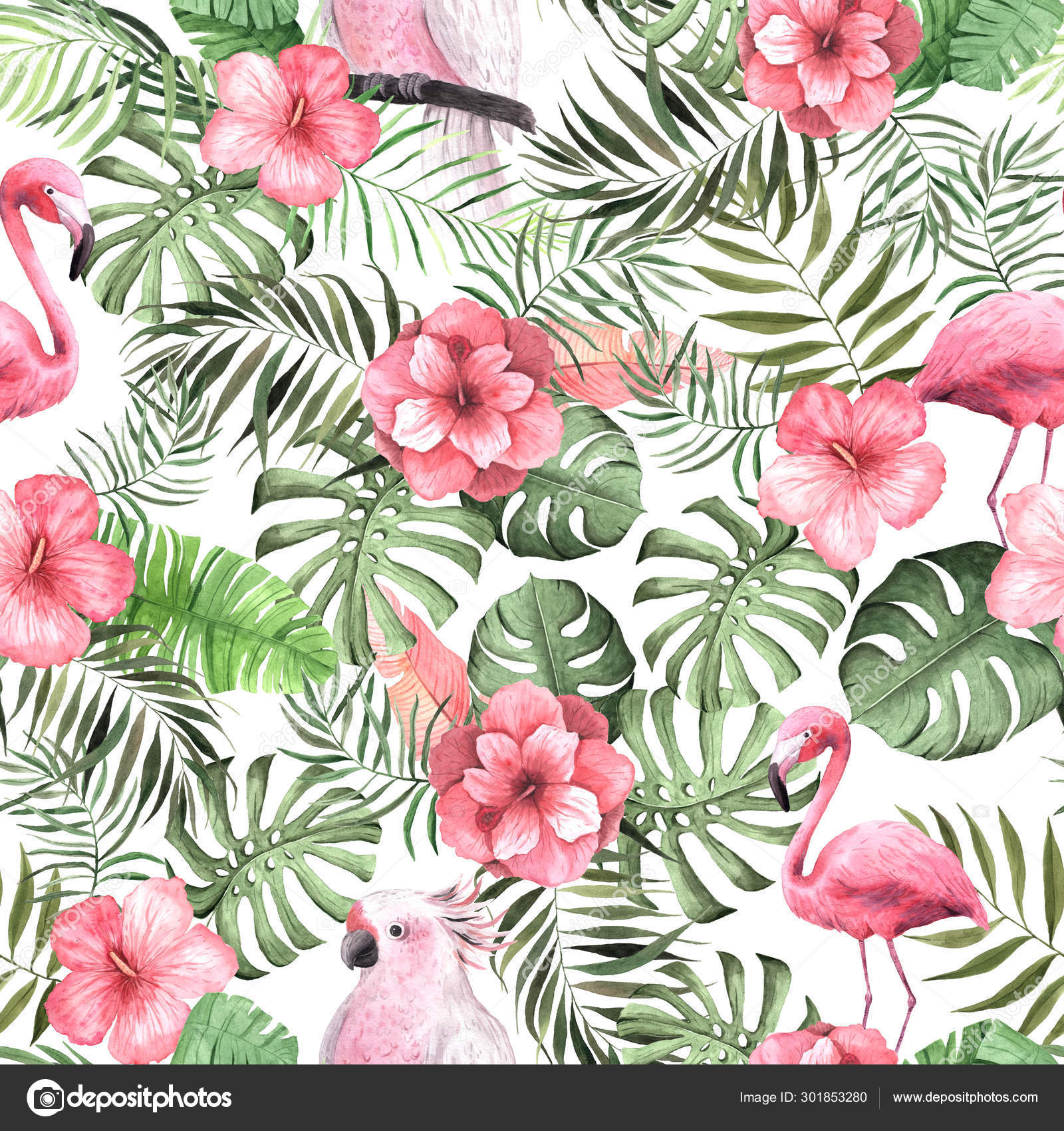 Tropical Flower Pattern