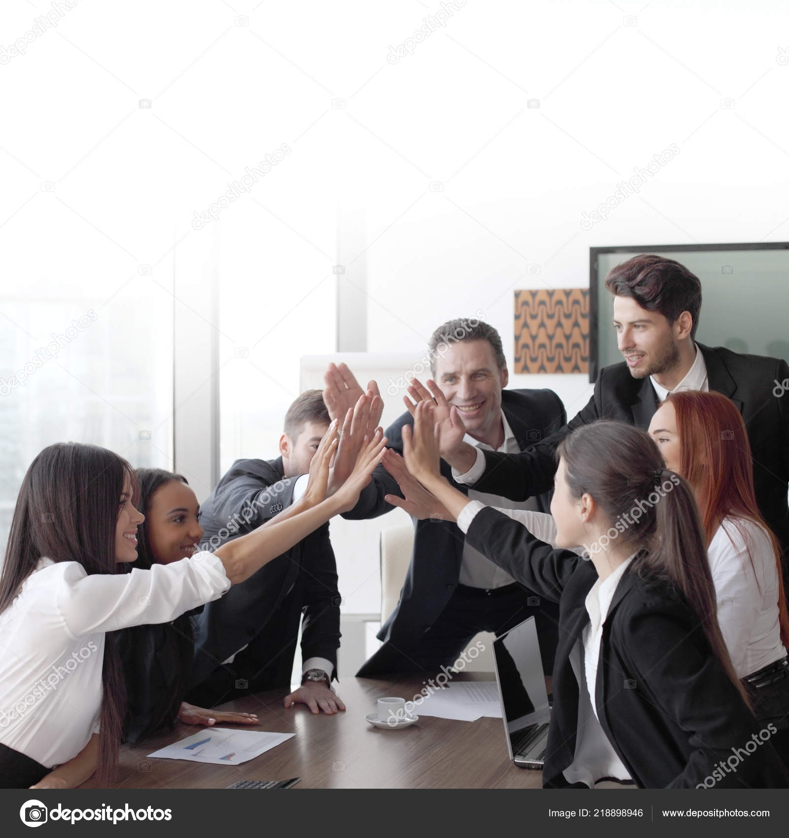 Group High Five Images