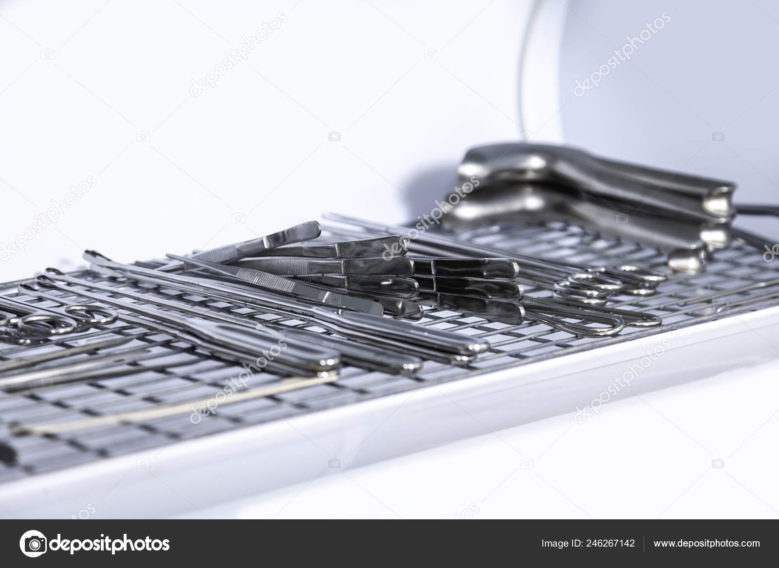 Gynecological Sterile Tools Lot Instruments Gynecologist White ...