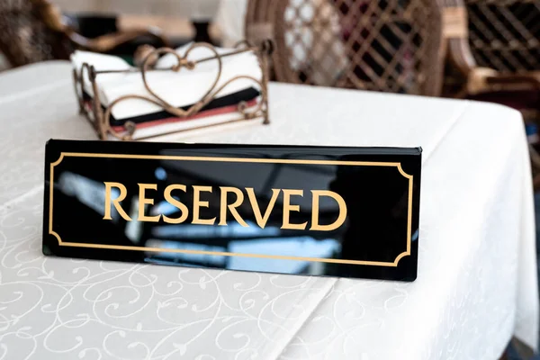 Reserved table restaurant sign Stock Photos, Royalty Free Reserved ...
