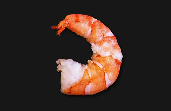 Two Boiled Shrimp Black Background Stock Photo by ©TheFarAwayKingdom ...