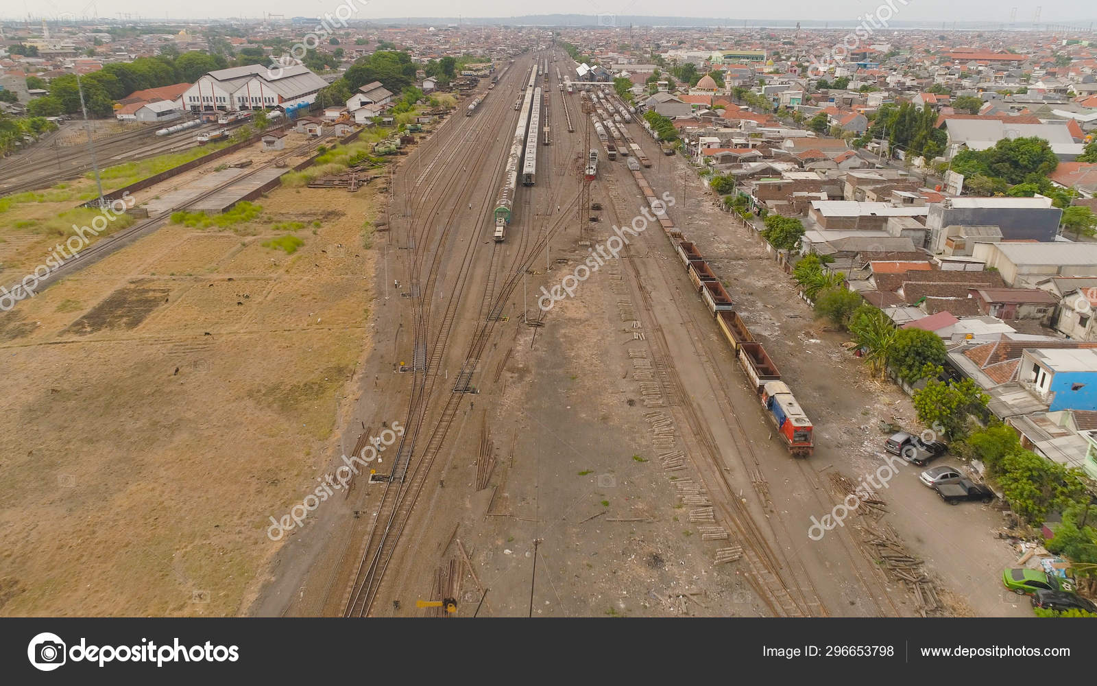 Railway station in Surabaya Indonesia ⬇ Stock Photo, Image by ...