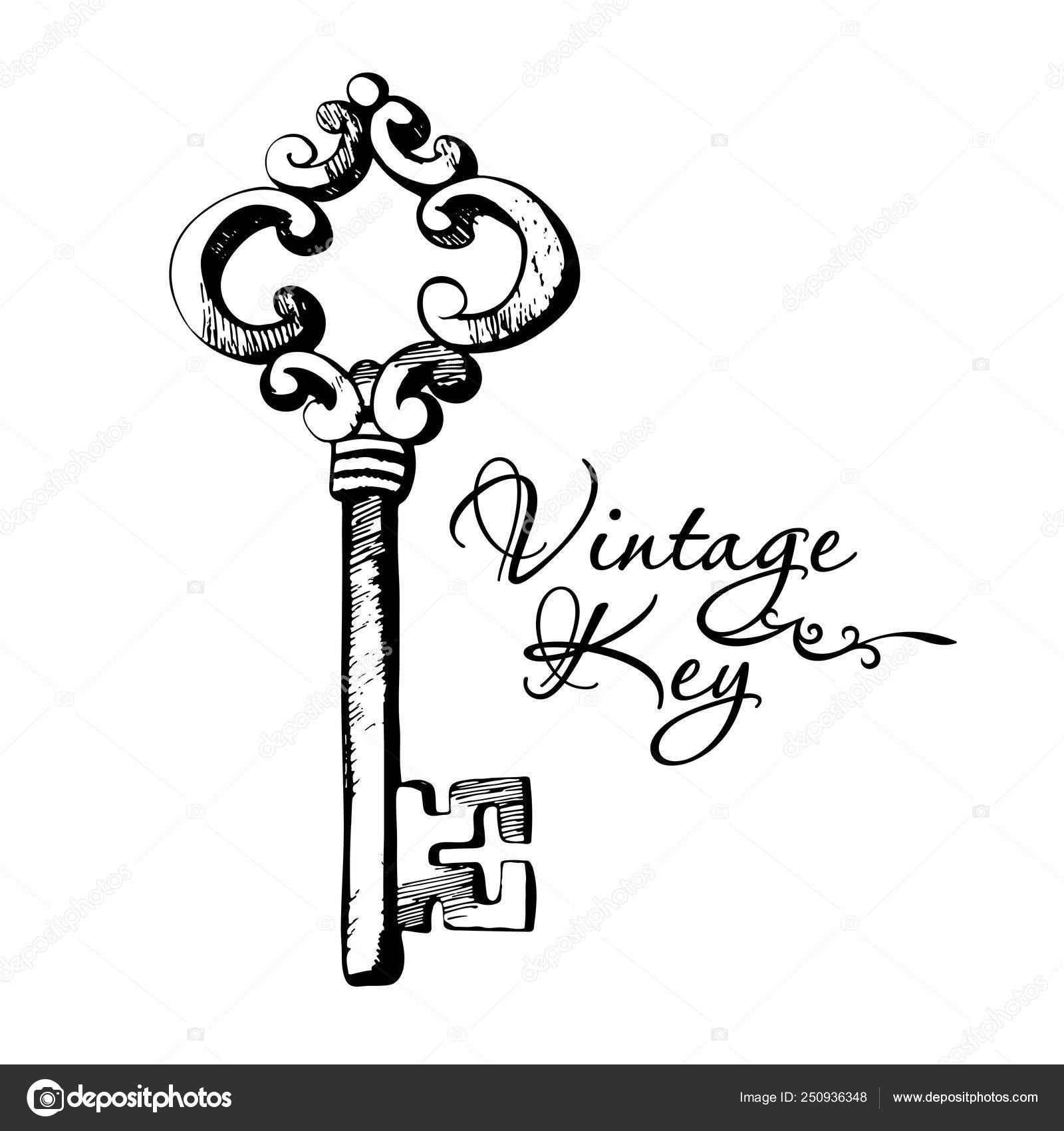 Antique Key Sketch