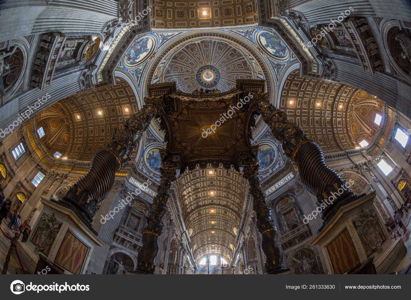 Ceiling at the Vatican City, Rome, Italy – Stock Editorial Photo ...