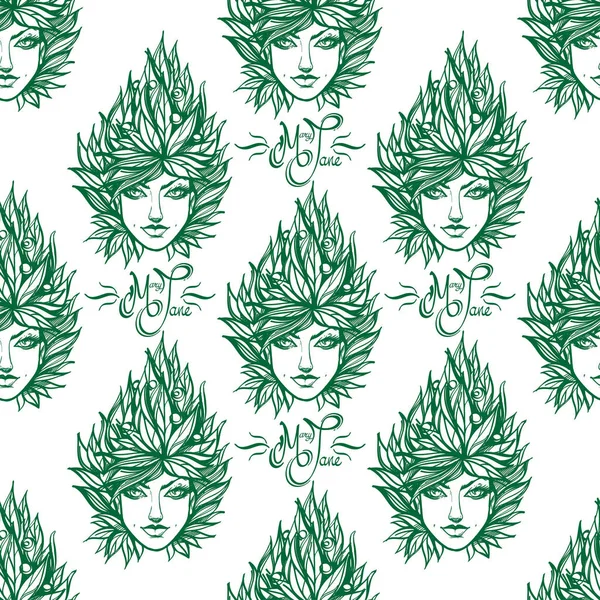 Hemp girl Stock Vectors, Royalty Free Hemp girl Illustrations ...