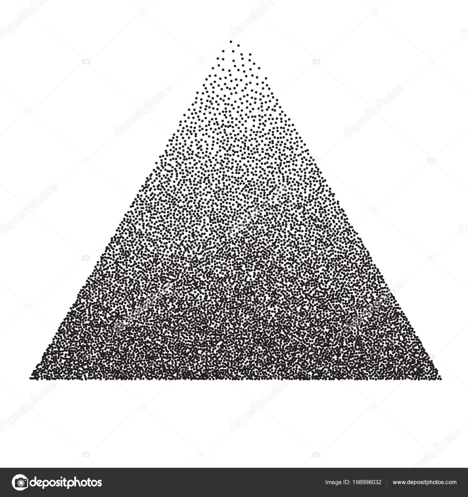 Triangular Black White Background Dotwork Style Stock Vector by ... Triangular Black White Background Dotwork Style Stock Vector by ...